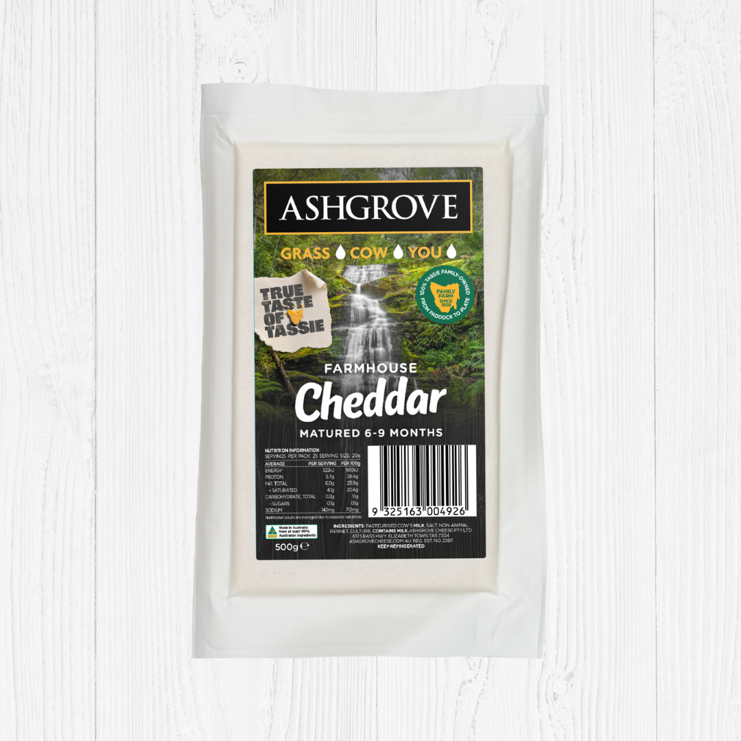 Everyday Farmhouse Cheddar 500g – Ashgrove Cheese