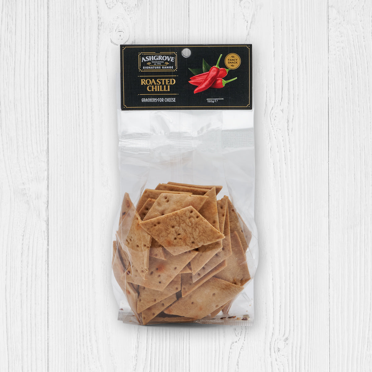 Roasted Chilli Crackers 150g – Ashgrove Cheese